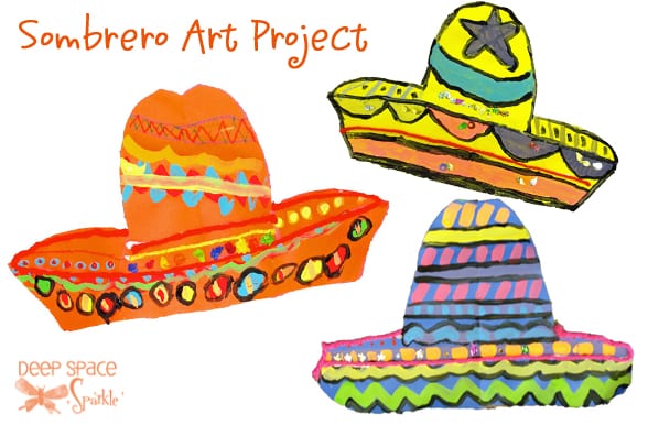 Mexican Unit Sombrero Art Project Deep Space Sparkle