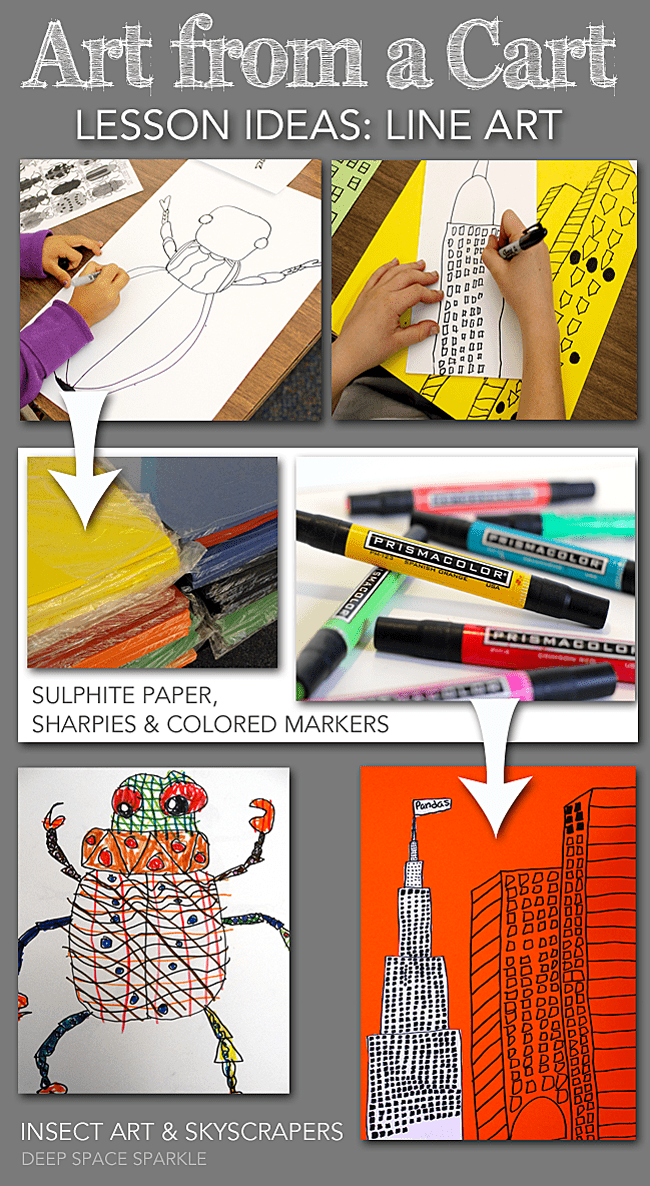 Teaching Art From a Cart | Deep Space Sparkle | Bloglovin’