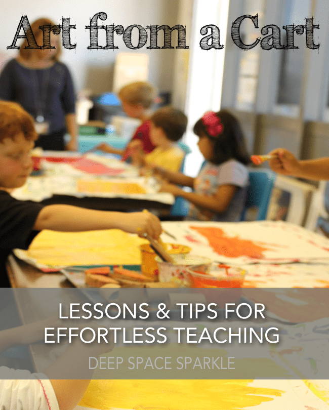 Teaching Art From a Cart | Deep Space Sparkle | Bloglovin’