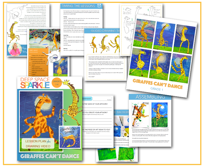 Giraffes Can't Dance Art Lesson & Drawing Video