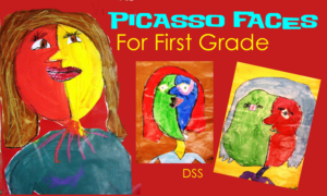 Picasso Faces Art Projects for First Grade | Deep Space Sparkle