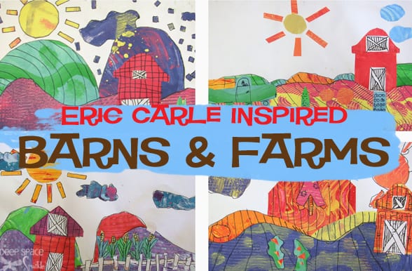 Eric-Carle-inspired-barns | Deep Space Sparkle