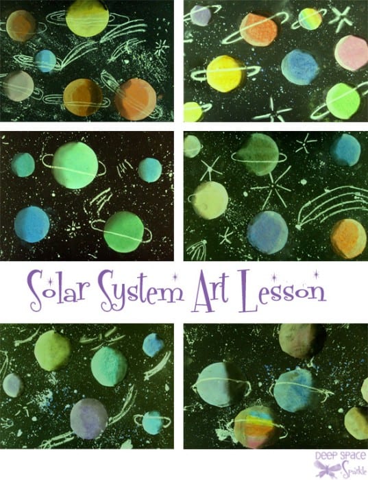 solar-system-art-lesson | Deep Space Sparkle