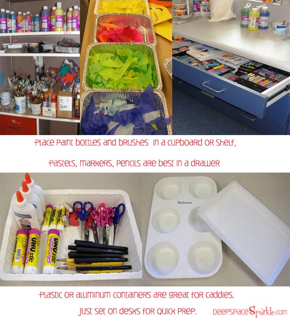 storing-art-room-supplies | Deep Space Sparkle