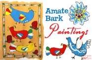 Amate Bark Paintings | Deep Space Sparkle