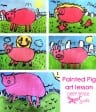 Painted Pigs Art Project | Deep Space Sparkle