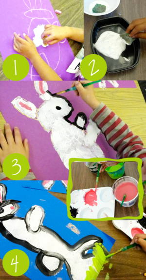 Painted Bunny Art Lesson | Deep Space Sparkle
