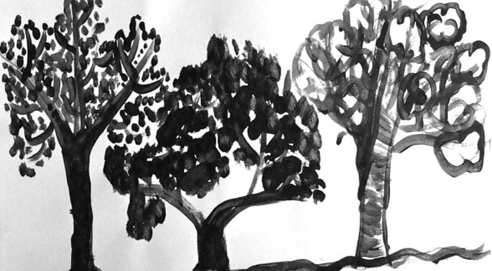 Ink trees | Deep Space Sparkle