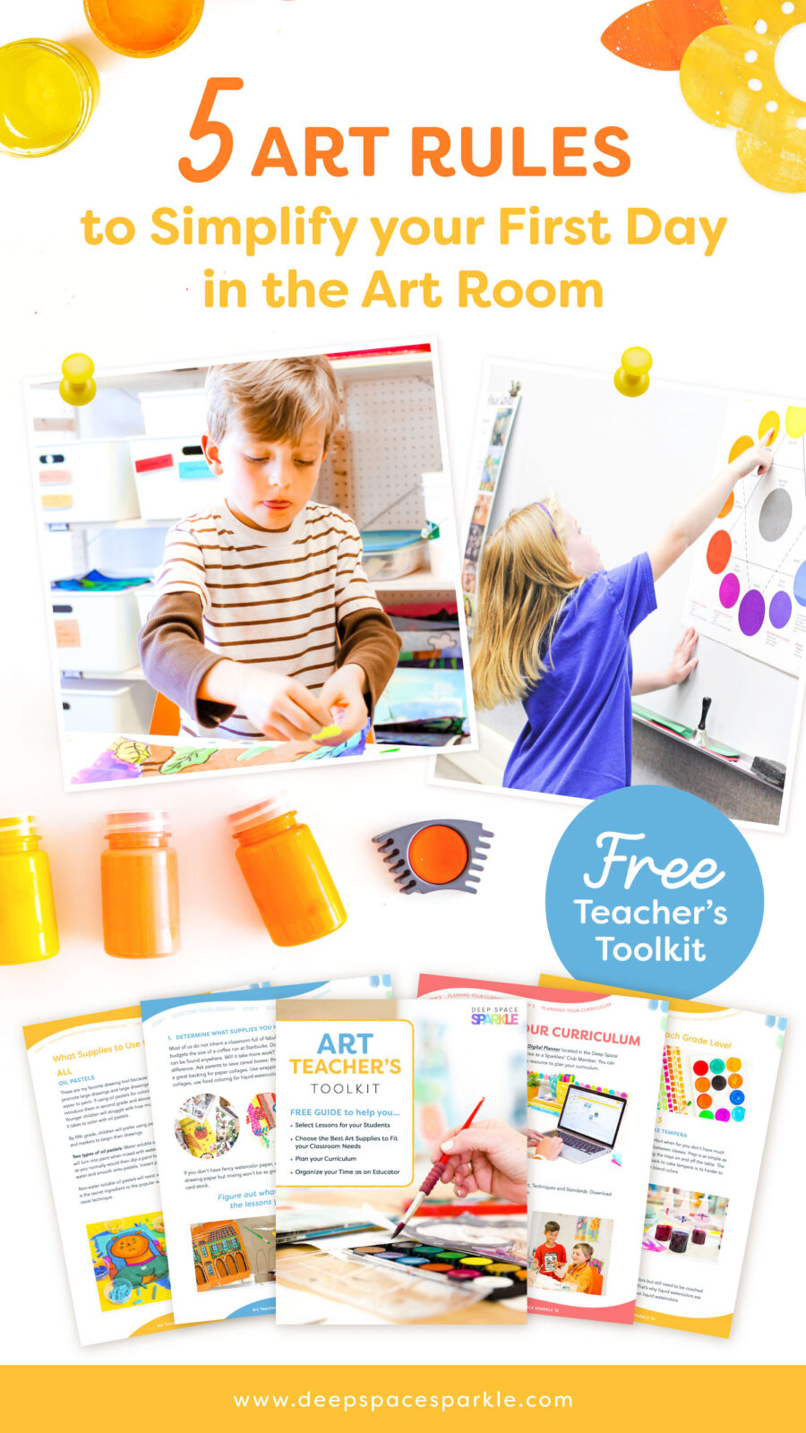 5 Art Rules to Simplify your First Day | Deep Space Sparkle