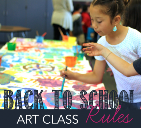 Tips for establishing rules for your first art class | Deep Space Sparkle