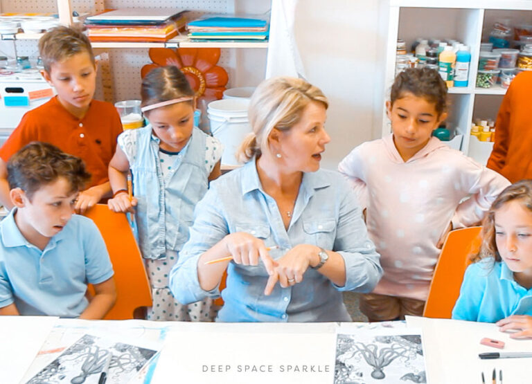 Creating Your Own Art Curriculum | Deep Space Sparkle