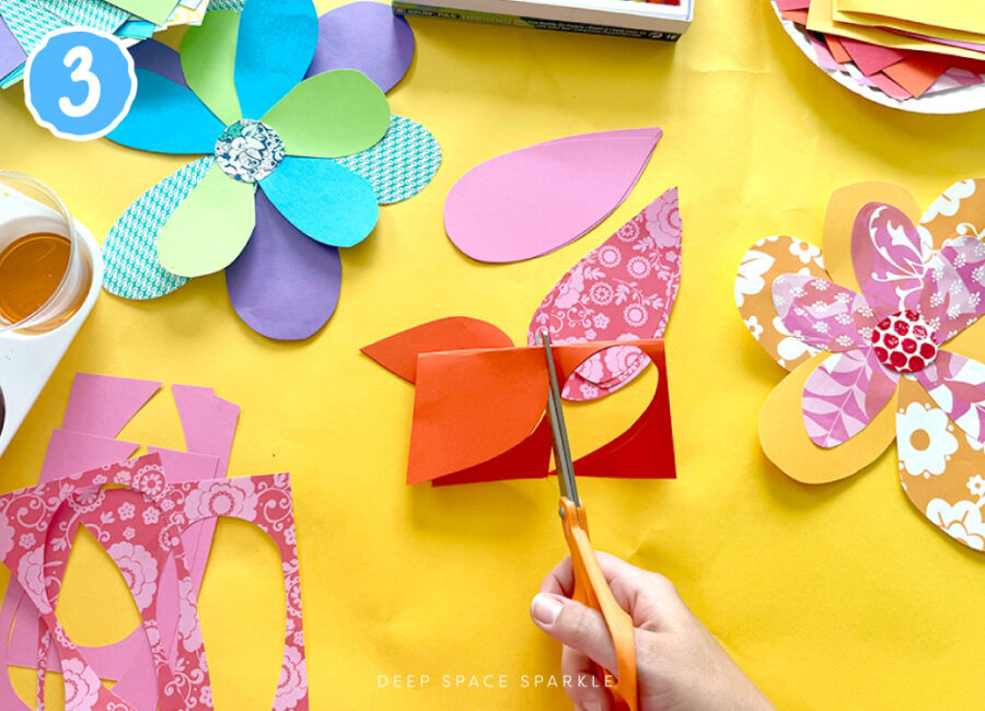 Georgia O'Keeffe Inspired Graphic Flowers | Deep Space Sparkle