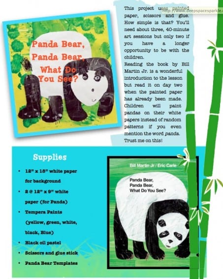 Panda Bear art lessons | Deep Space Sparkle