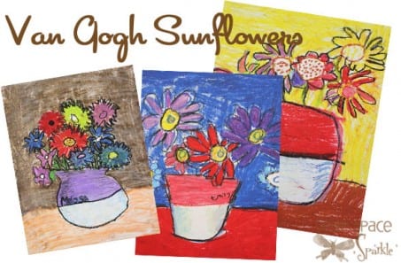 Van-Gogh-Flower-art-project-1 | Deep Space Sparkle