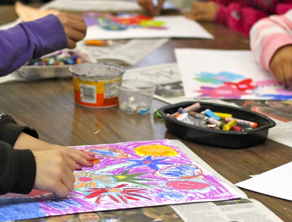 Van-Gogh-flowers-art-lesson | Deep Space Sparkle