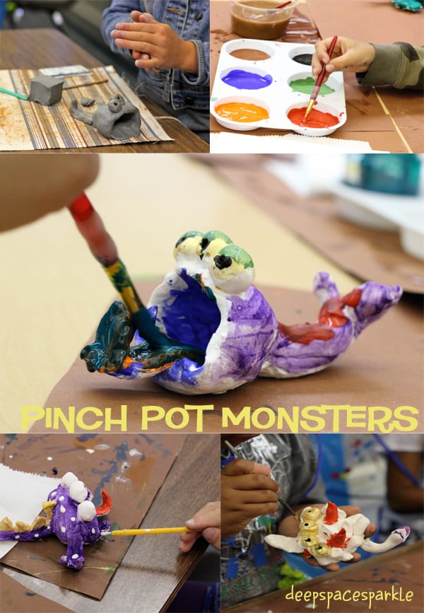 Pinch-pot-monster-project | Deep Space Sparkle