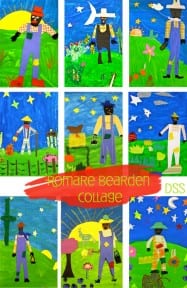 Romare-Bearden-art-lesson | Deep Space Sparkle