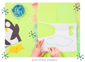 Happy Paper Penguin Art Project | Deep Space Sparkle