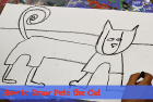 Pete the Cat Art Lesson for First Grade | Deep Space Sparkle