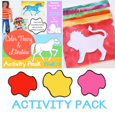 Art Activity Pack based on the book, The Artist Who Painted a Blue ...