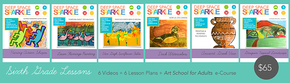 Sixth-grade-lessons-art-curriculm- | Deep Space Sparkle