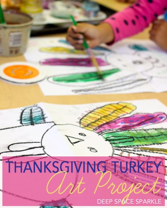 How to Draw & Paint a Thanksgiving Turkey | Deep Space Sparkle