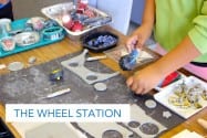 Car-themed Collaborative Ceramic Mural | Deep Space Sparkle