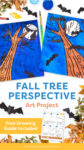 Fall Tree Perspective Art Project | Deep Space Sparkle