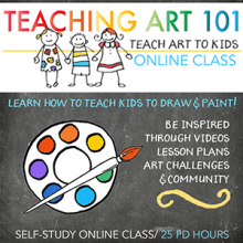 Teaching Art 101 Class | Deep Space Sparkle