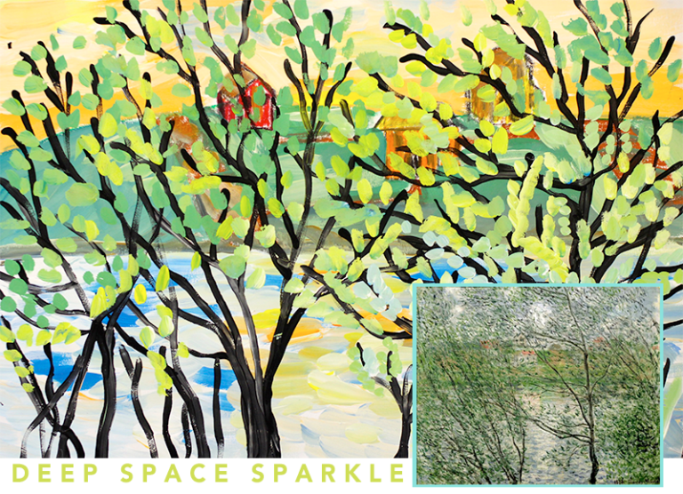 Paint Like Monet | Deep Space Sparkle