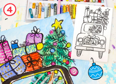 How to Draw a Christmas Car | Deep Space Sparkle