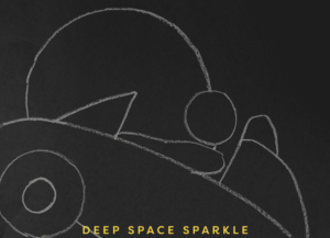 Star Man Chalk Drawing | Deep Space Sparkle