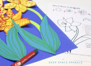 Spring Daffodils Art Project | Deep Space Sparkle