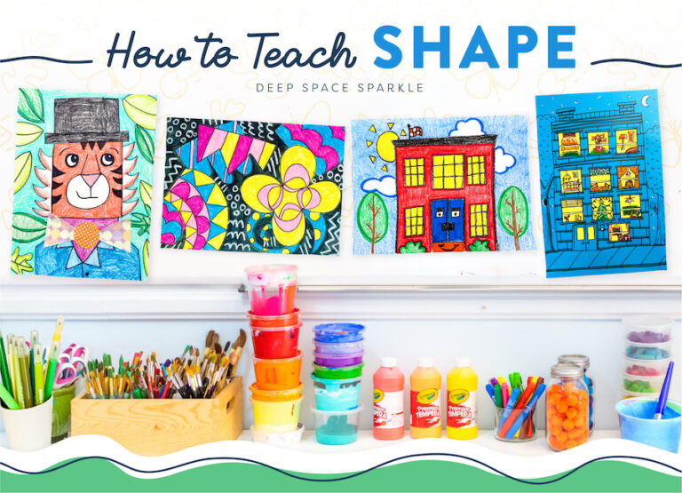 How to Teach Shape | Elements and Principles of Design | Deep Space Sparkle