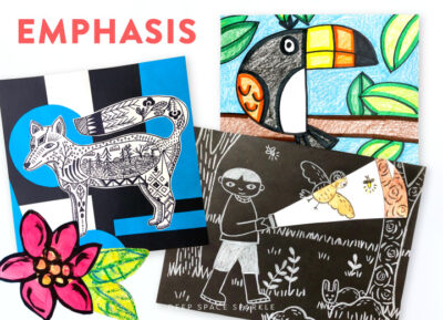 How to Teach Contrast & Emphasis | Elements & Principles of Design ...
