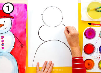 Three ways to help children draw big | Deep Space Sparkle
