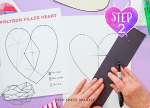 Geometric Hearts Valentine's Day Project | Deep Space Sparkle