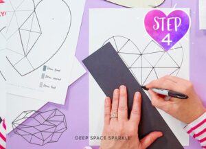 Geometric Hearts Valentine's Day Project | Deep Space Sparkle