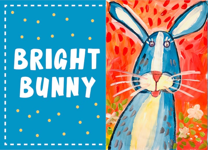 Bright Bunny | Draw & Paint Along with Patty | Deep Space Sparkle ...