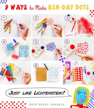 9 Ways to Create Ben-Day Dots | Celebrating Artist Roy Lichtenstein ...