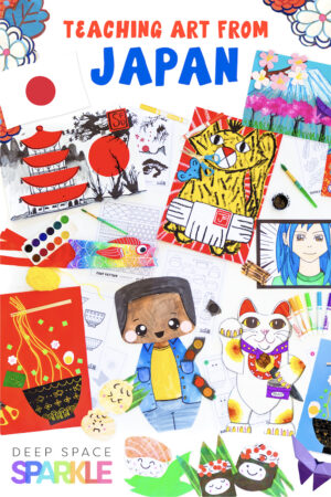Teaching an Art Unit from Japan | Deep Space Sparkle