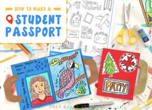 Your World Art Curriculum | How to Make a Studen Passport