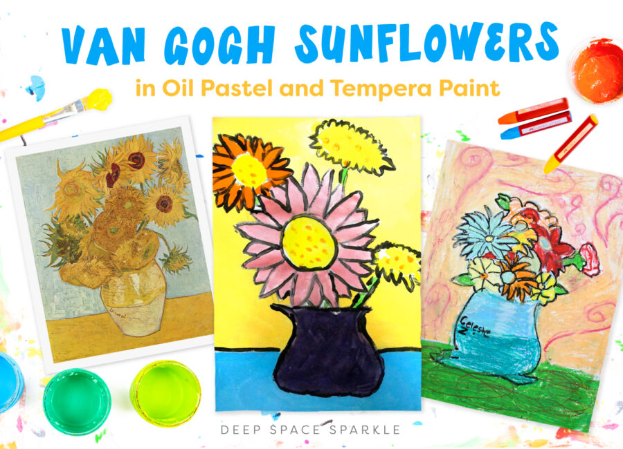 Van Gogh Sunflowers Oil Pastel Lesson at Krystal Russell blog