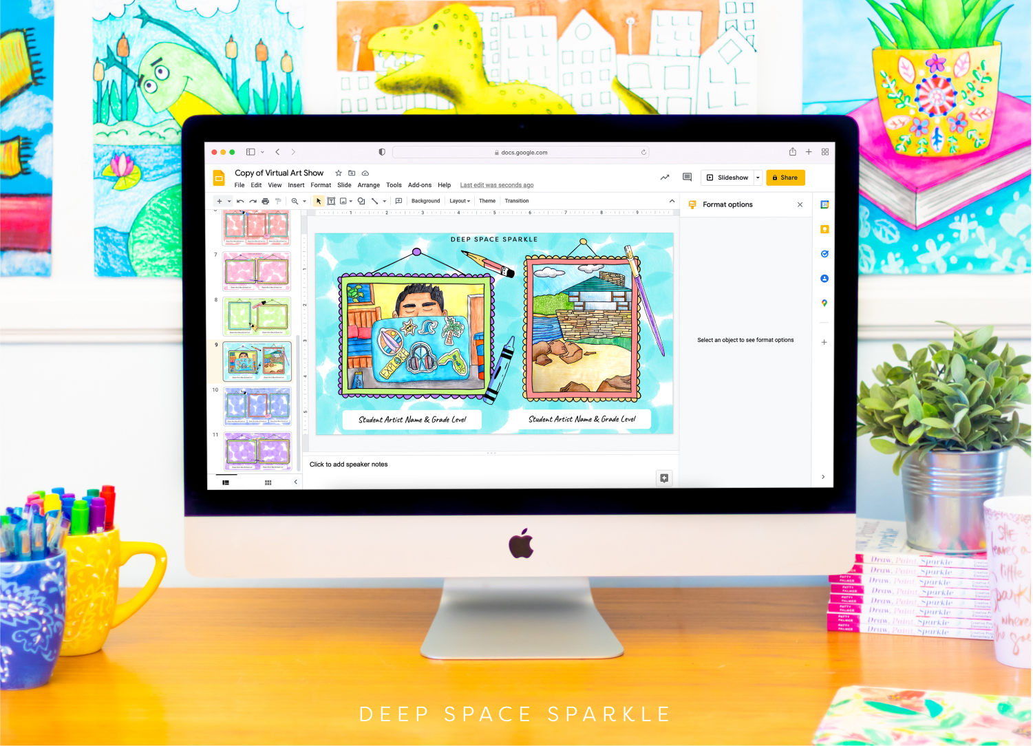 Prepping for a Digital Art Show | Deep Space Sparkle