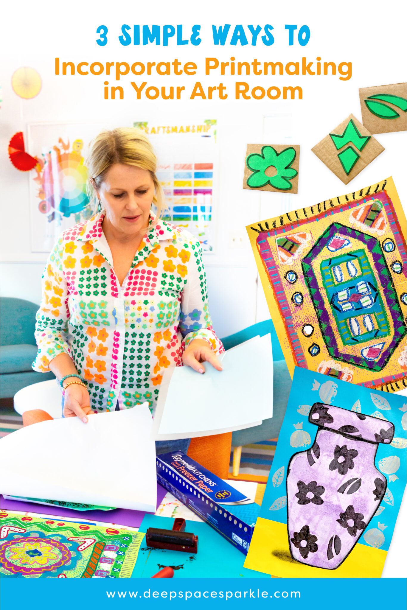 3 Simple Ways to Incorporate Printmaking in Your Art Room | Deep Space ...