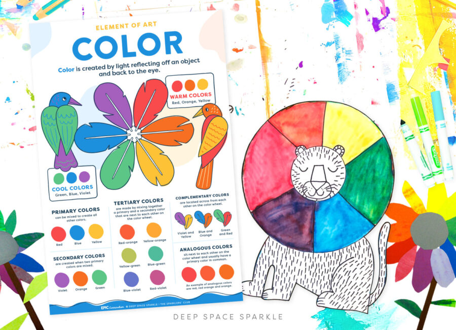 How to Teach Color | Elements and Principles of Design | Deep Space Sparkle