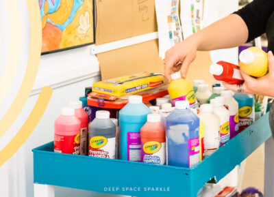 Your 8 Step Plan to Organizing your Art Room | Deep Space Sparkle