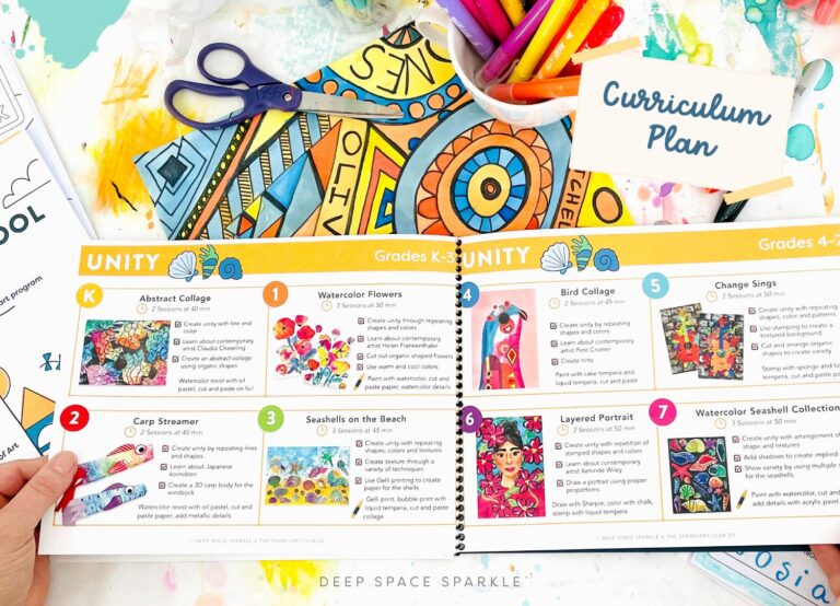 How to Design an Art Curriculum | Deep Space Sparkle