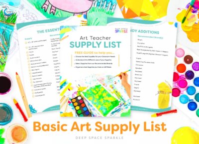 Your Art Teacher Supply List | Deep Space Sparkle