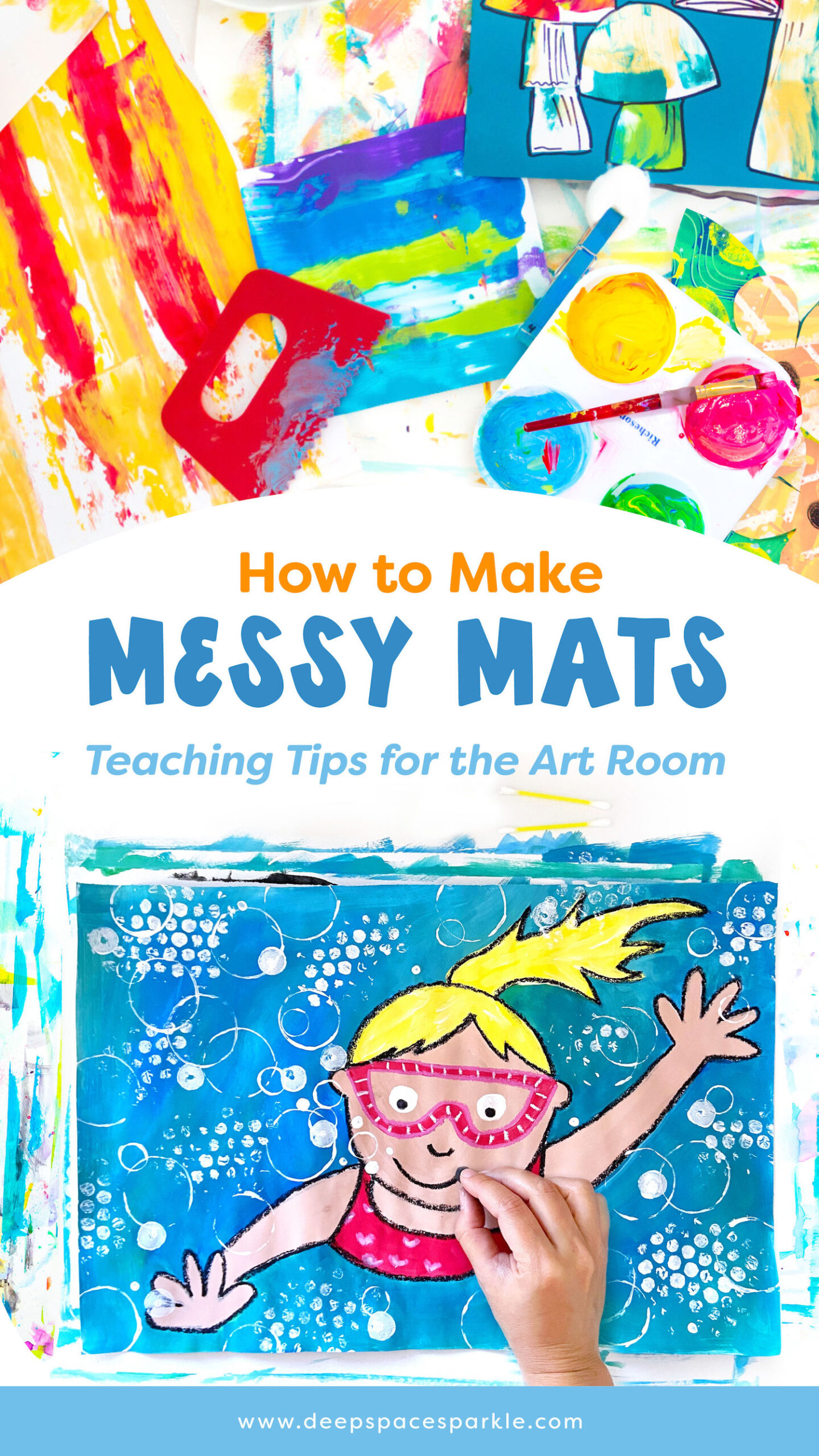How to Make Messy Mats | Deep Space Sparkle